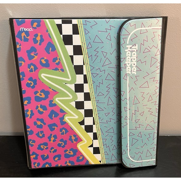 Office | Trapper Keeper Binder Retro Portfolio Folder Retro 199s ...